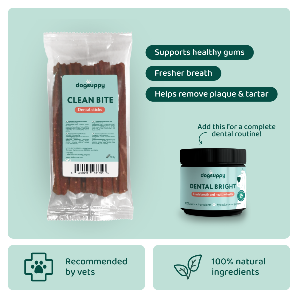 Clean Bite Dental Sticks 🌿 100% natural 5️⃣ 5 sticks